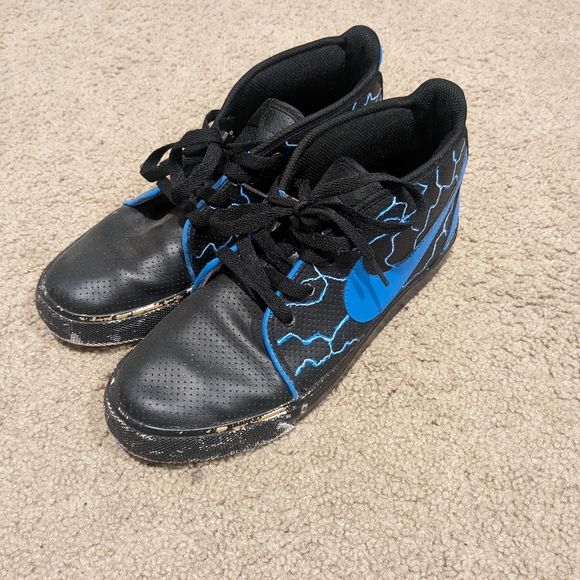Nike | Shoes | Nike Skate Mid Lightning Custom | Poshmark